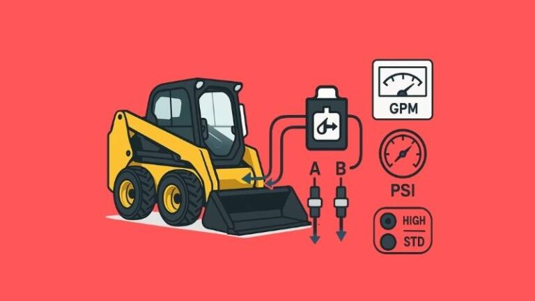 Skid Steer Hydraulic Flow and Pressure